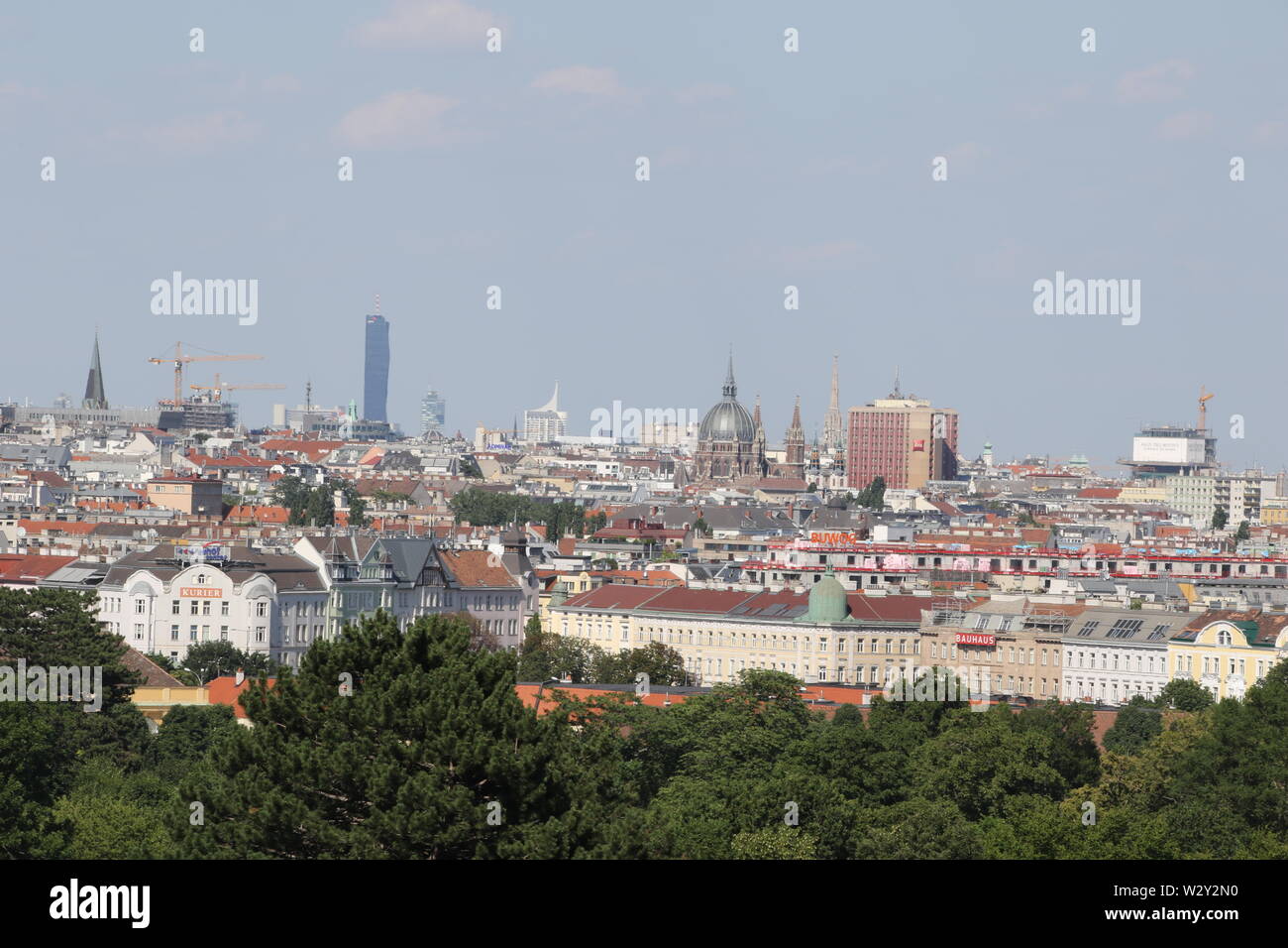 View over vienna hi-res stock photography and images - Alamy