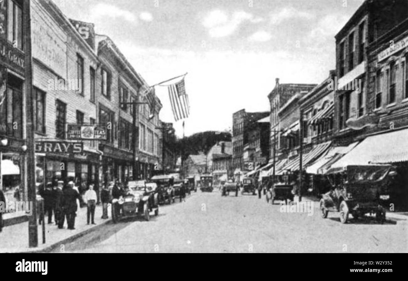 Main Street in Gloucester Massachusetts circa1920s Stock Photo - Alamy