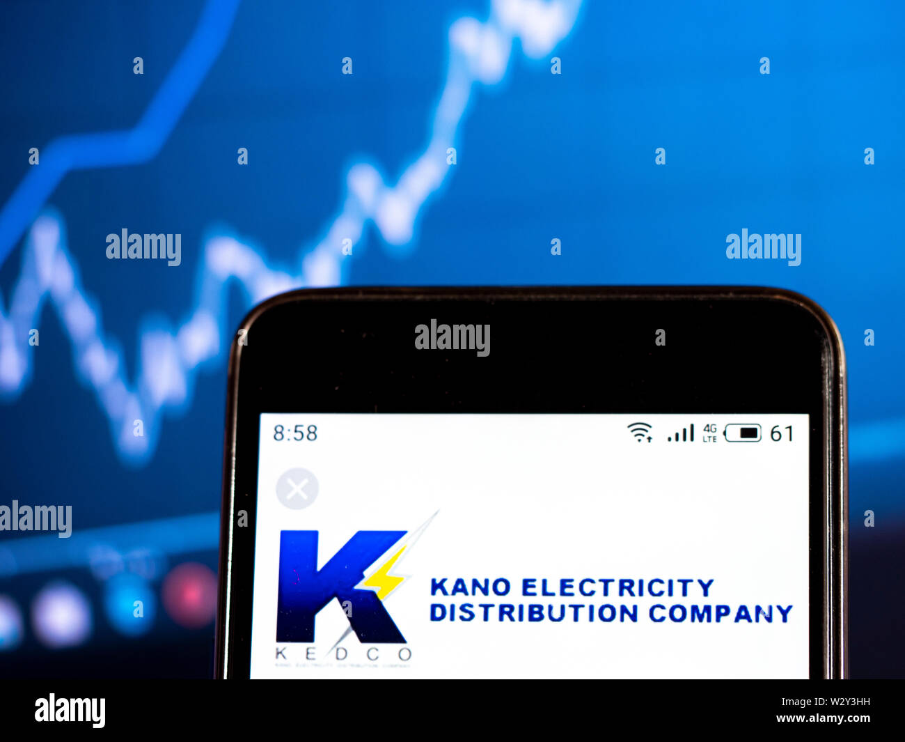 In this photo illustration the Kedco plc logo is seen displayed on a ...