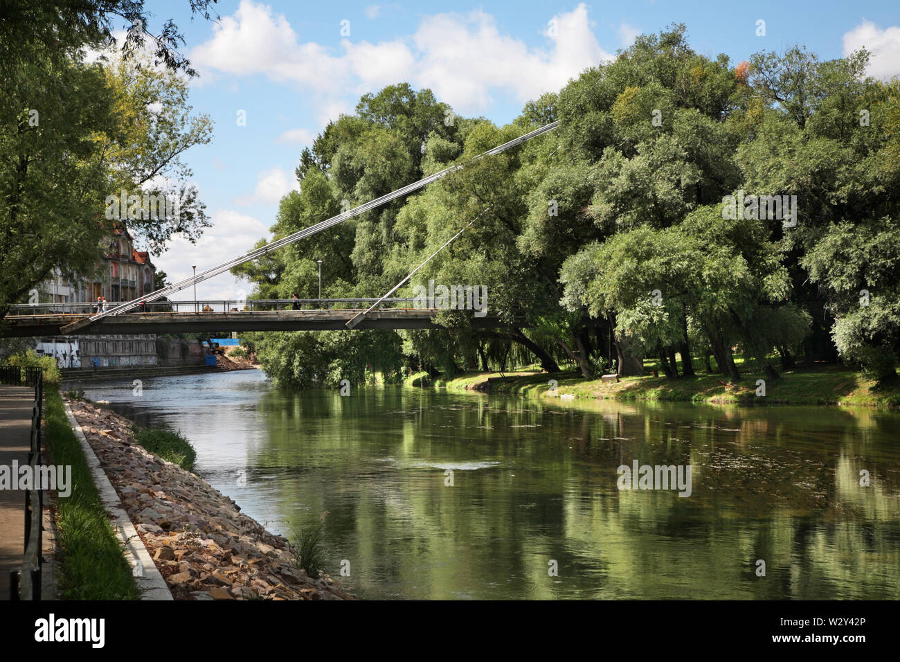 River Crisul Repede in Oradea. Romania Stock Photo - Alamy