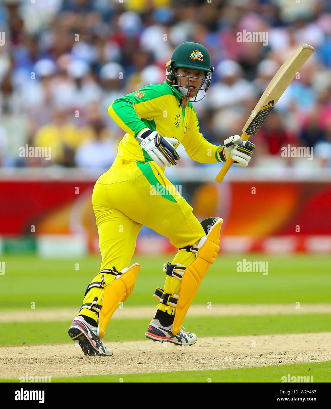 Australia's Alex Carey bats during the ICC World Cup, Semi Final at ...