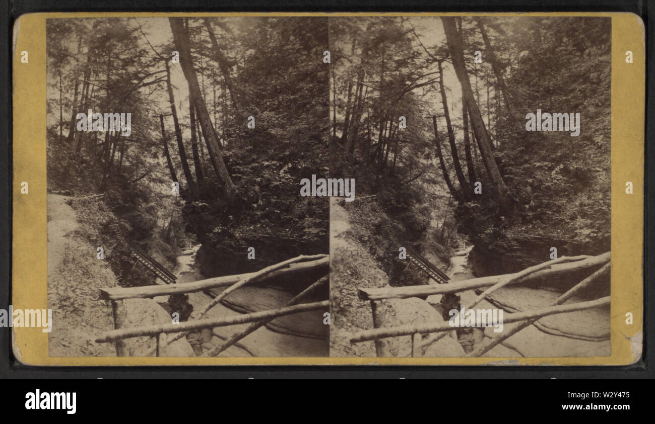 Mammoth gorge and grand staircase, Glen of the Pools Section no 4, from ...