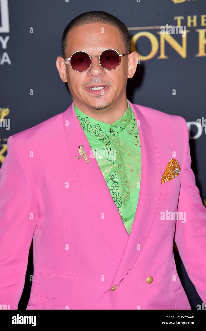 Eric Andre at the world premiere of the movie 'The Lion King' at the ...