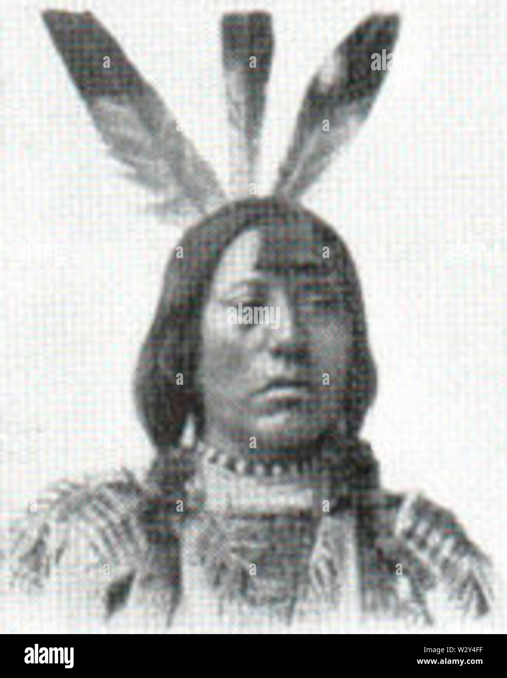 Mandan American Indian Mongoloid Stock Photo - Alamy