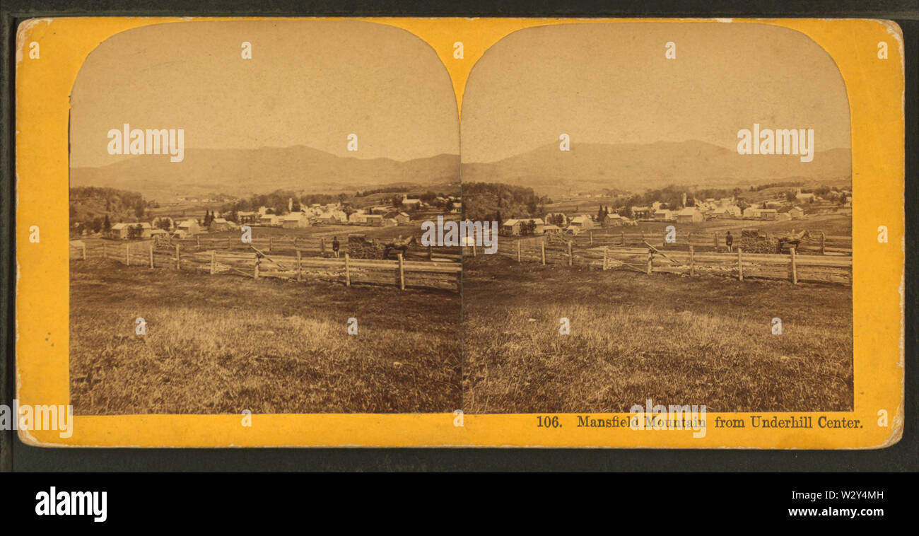 Mansfield Mountain from Underhill Center, by Styles, A F (Adin French ...