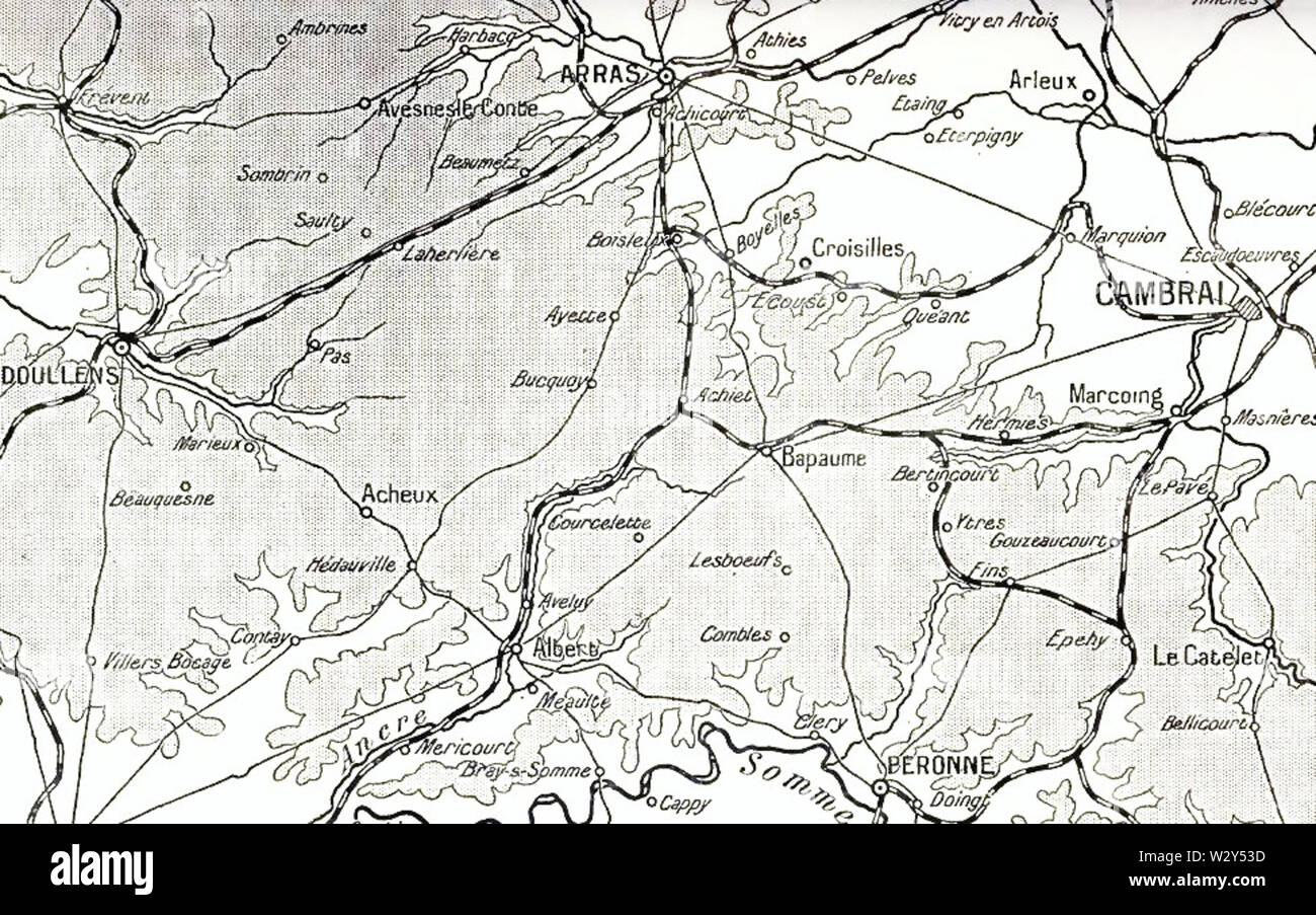 Map of arras hi-res stock photography and images - Alamy