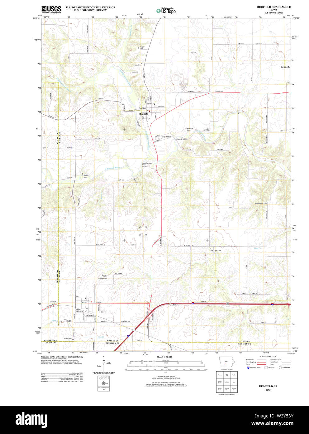 Map Of Redfield High Resolution Stock Photography and Images - Alamy