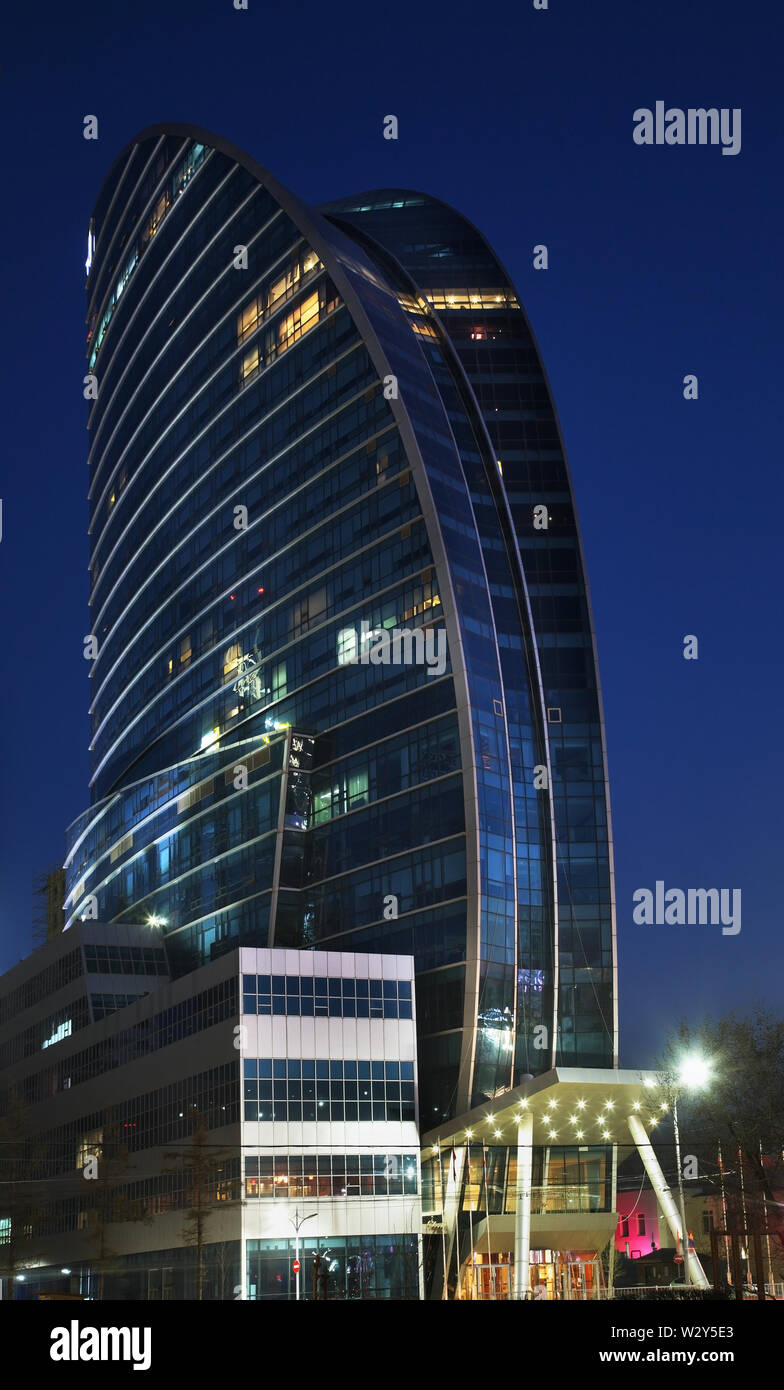 Blue Sky Tower in Ulaanbaatar. Mongolia Stock Photo - Alamy