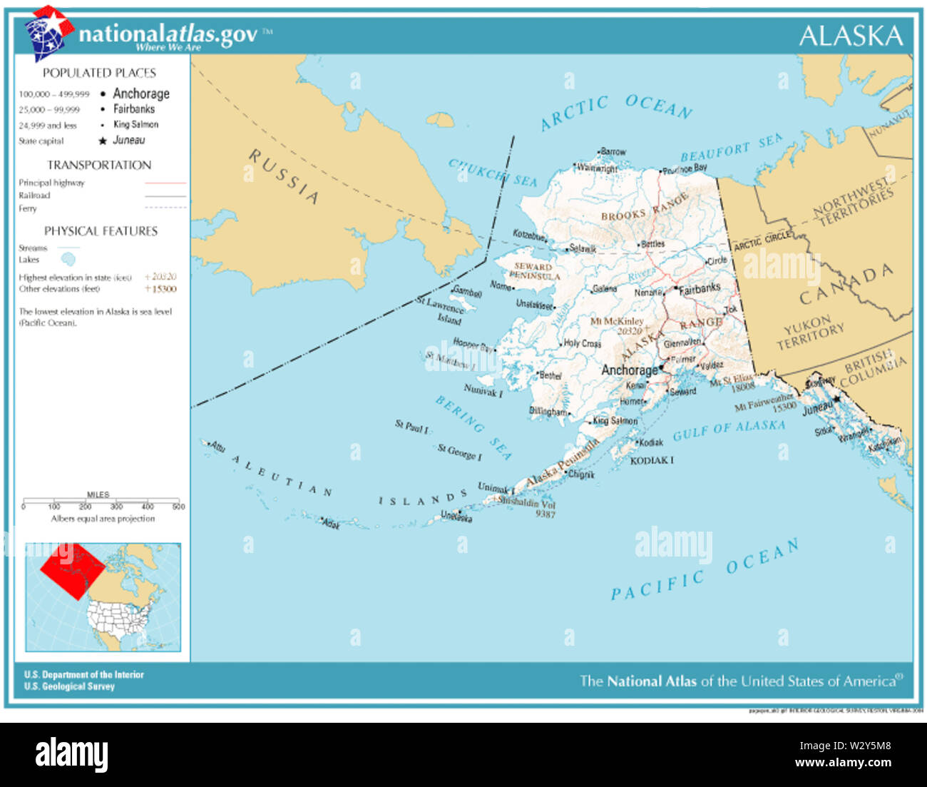 Alasca Cut Out Stock Images & Pictures - Alamy