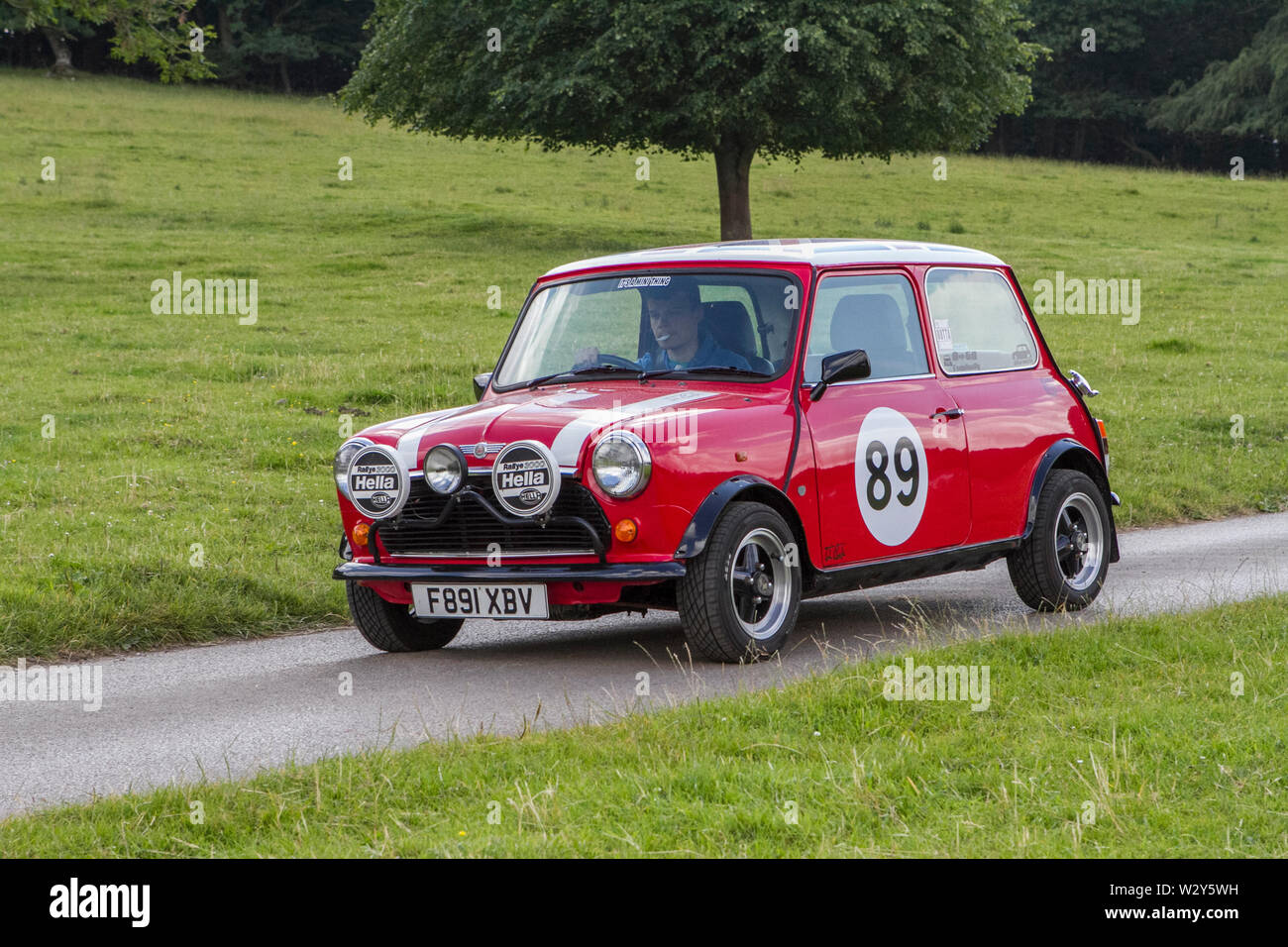 F891 XBV red Mini Mayfair Vintage classic restored vehicles appearing ...