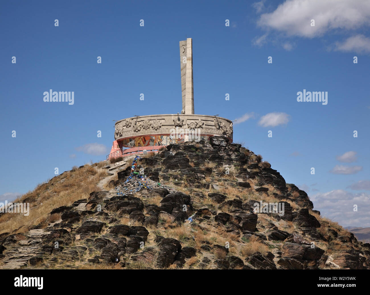 Mongolia ulaanbaatar zaisan memorial hi-res stock photography and ...