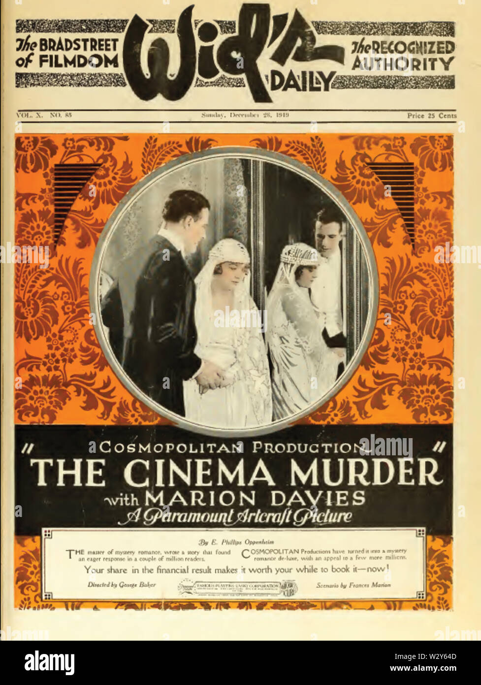 Marion Davies The Cinema Murder Film Daily 1919 Stock Photo - Alamy