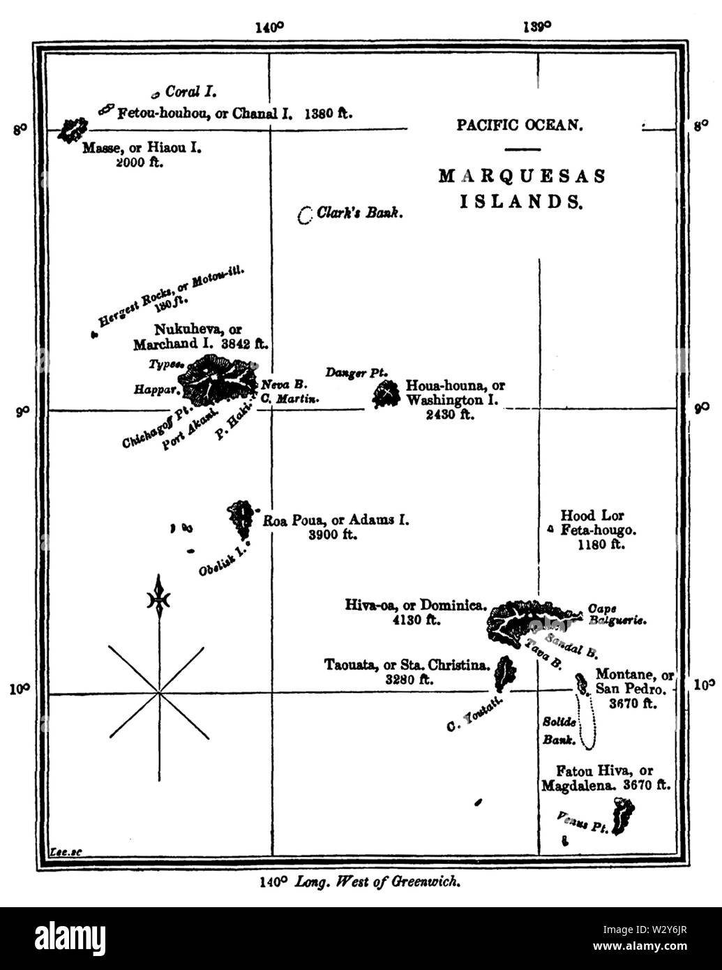 The marquesas Black and White Stock Photos & Images - Alamy