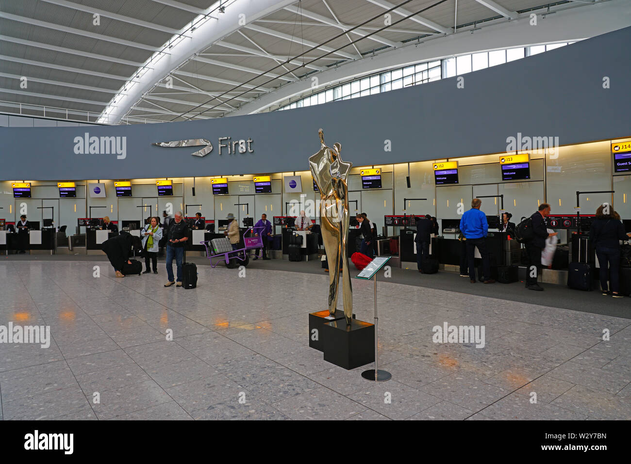 British airways first class hi-res stock photography and images - Alamy