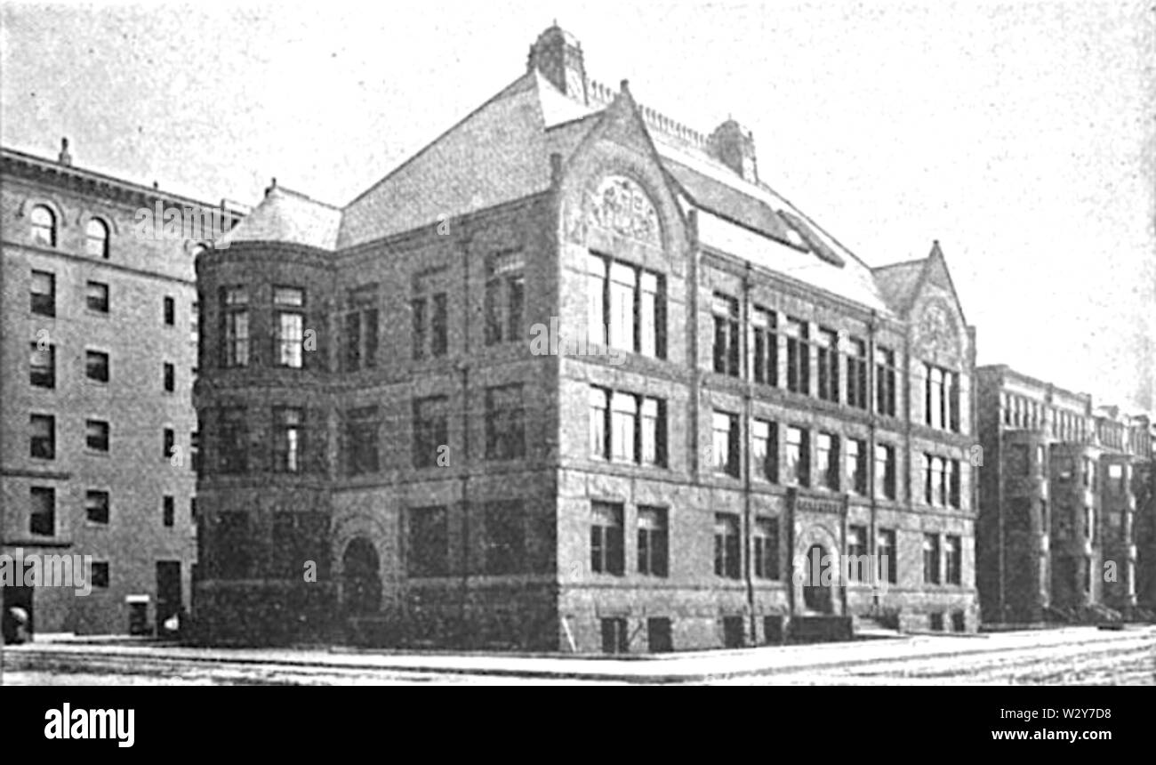 Massachusetts Normal Art School circa 1895 Newbury Street in Boston ...