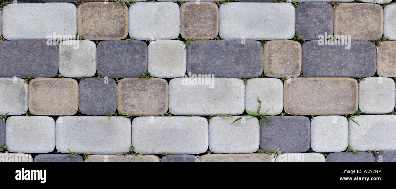 Paving slabs for sidewalk texture or background Stock Photo - Alamy