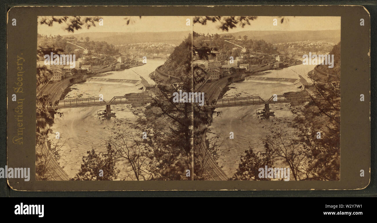Mauch Chunk from Prospect Park (Rock), from Robert N Dennis collection ...