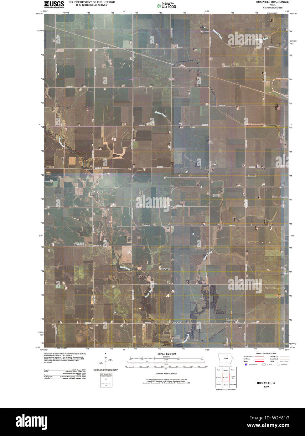 Map of roseville hi-res stock photography and images - Alamy