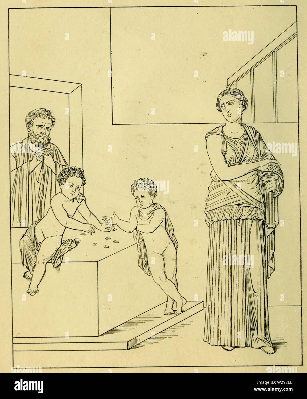 Medea Debating the Death of Her Children 1907 Stock Photo - Alamy