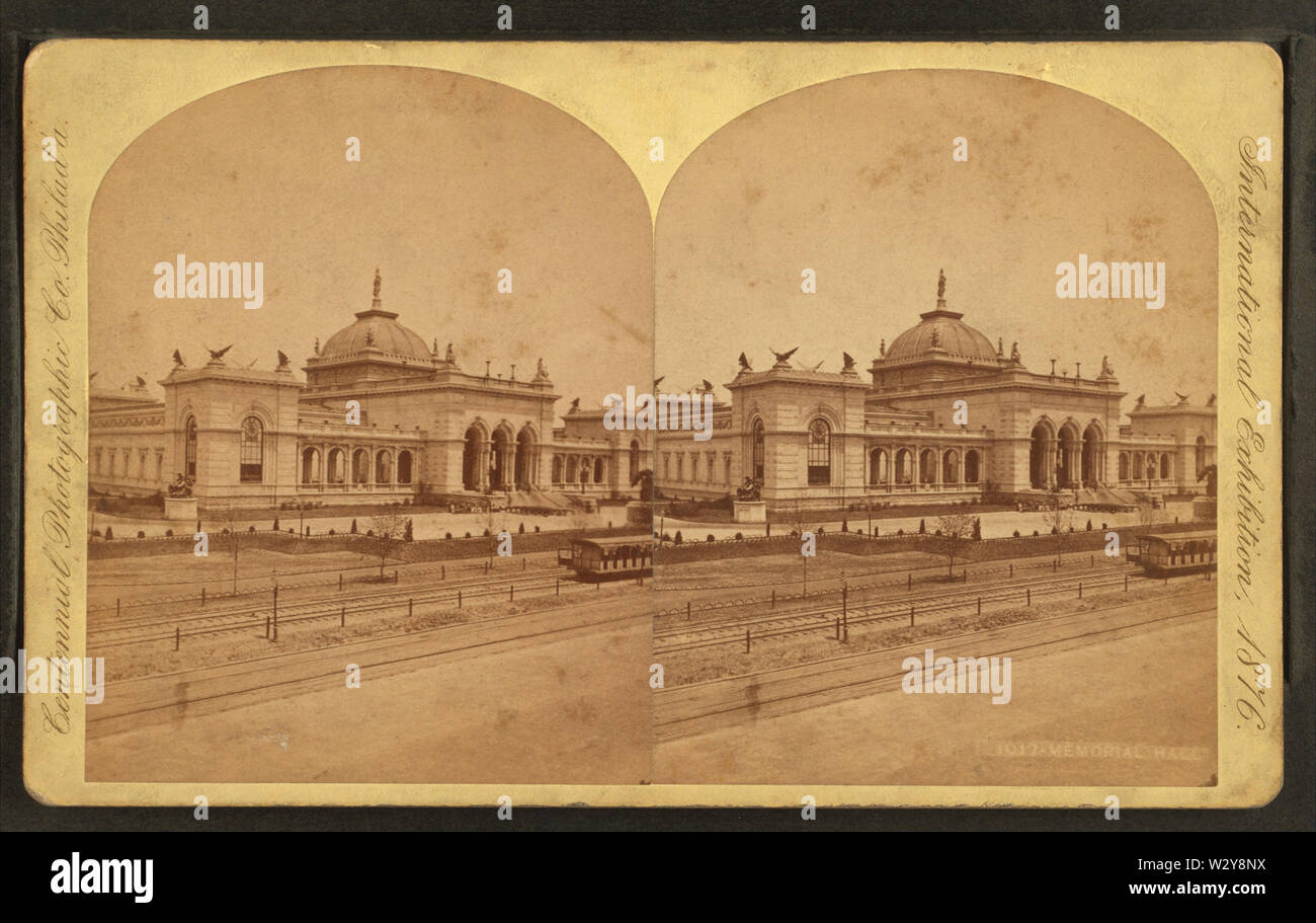 Memorial Hall, by Centennial Photographic Co 6 Stock Photo - Alamy