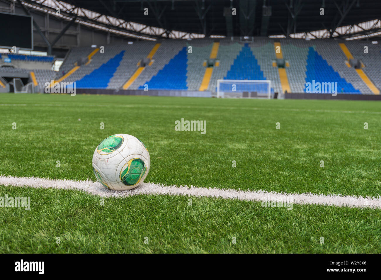 Inside of the Astana-arena stadium. Astana, Kazakhstan Stock Photo - Alamy