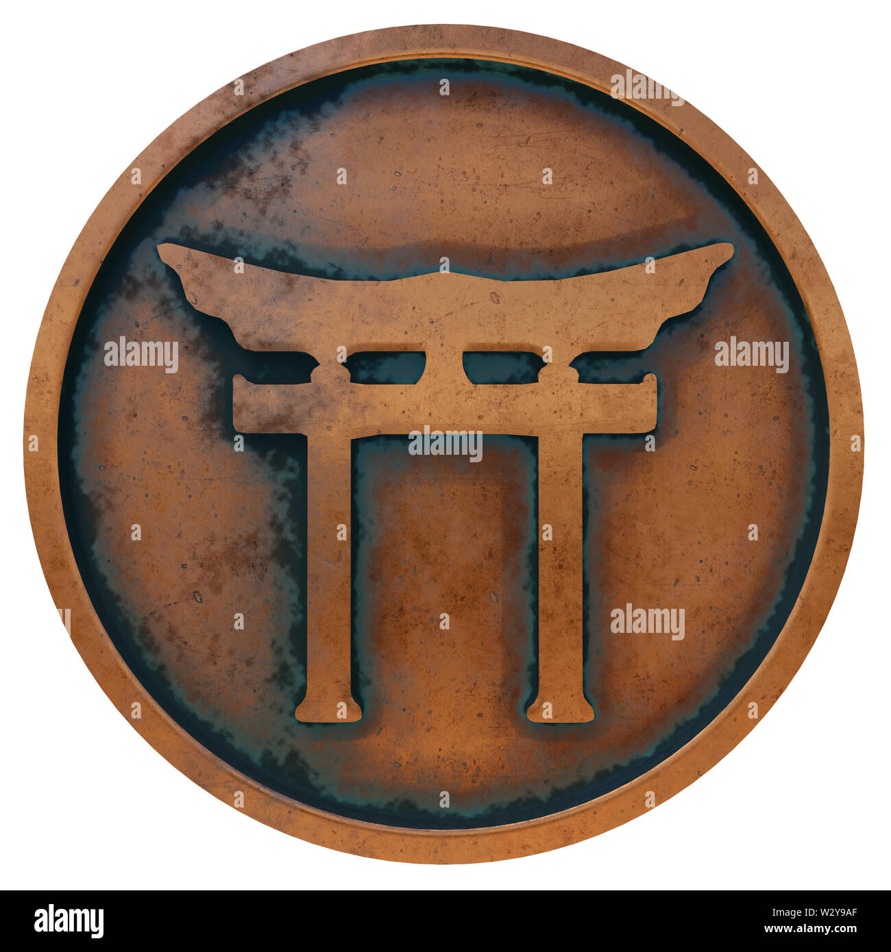 Shinto Torii Icon Religious Symbol High Resolution Stock Photography ...