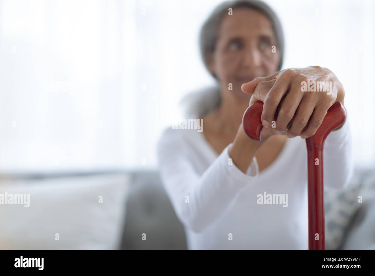 Female sitting at a stick hi-res stock photography and images - Alamy