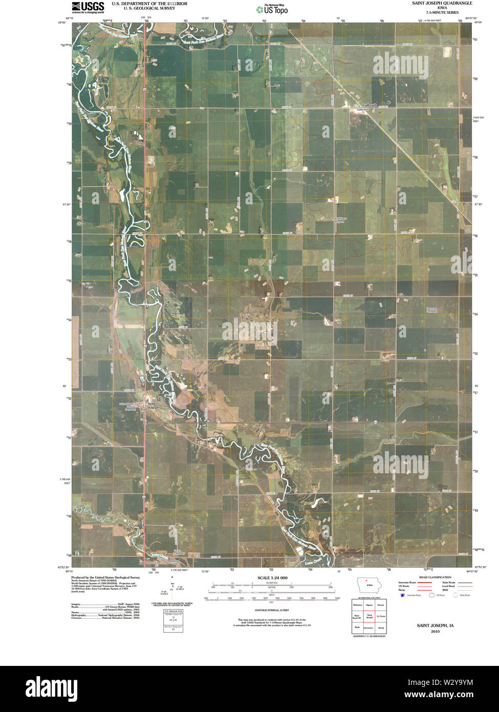 Saint joseph map Cut Out Stock Images & Pictures - Alamy