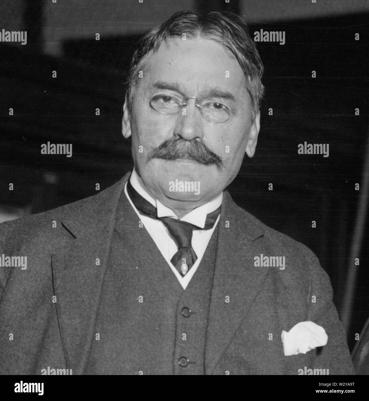 Mihajlo Pupin in 1916 cropped from a larger image Stock Photo - Alamy