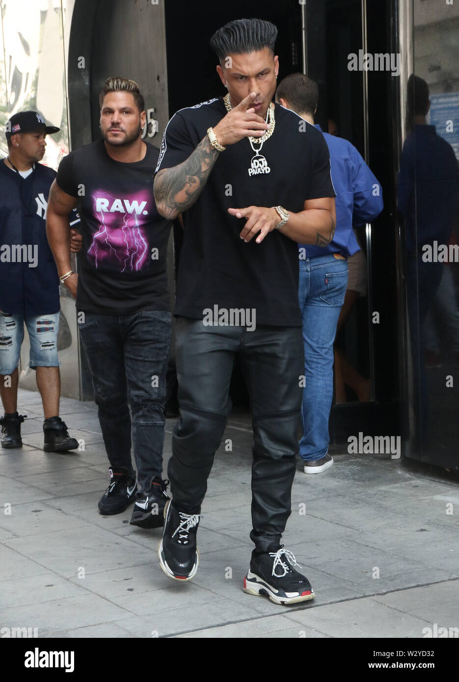 July 10, 2019. Paul Pauly D DelVecchio, Ronnie Ortiz-Magro on Good Day ...