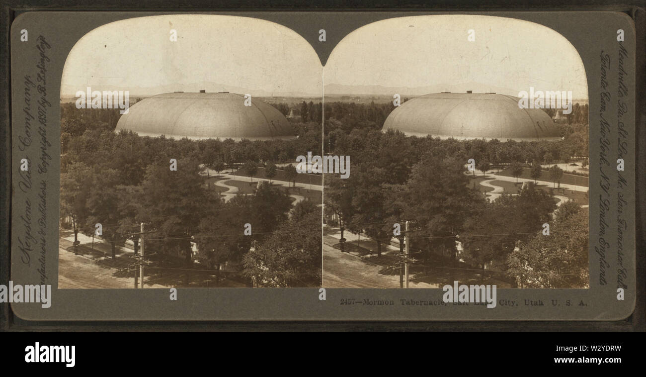 Mormon Tabernacle, Salt Lake City, Utah, USA, from Robert N Dennis ...