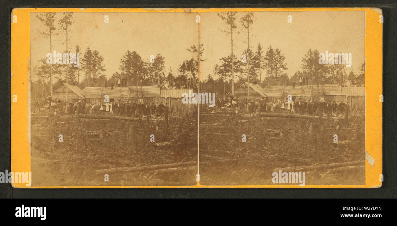 Morrison's() camp -- west view, by Gaylord & Thompson Stock Photo - Alamy