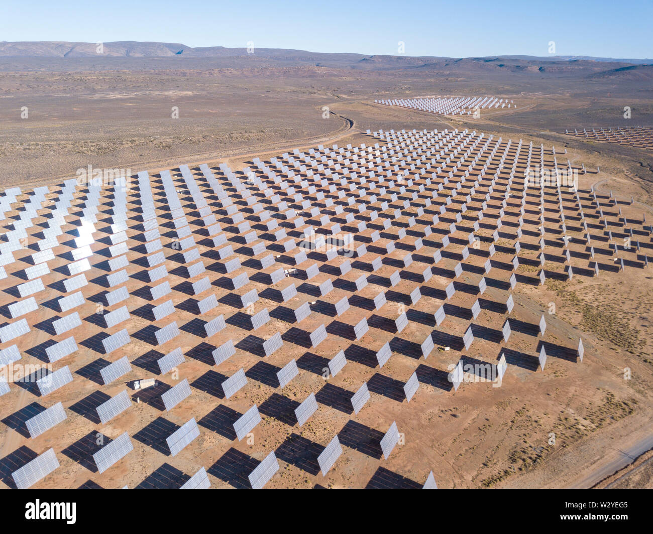 Aerial solar panels in green hi-res stock photography and images - Alamy