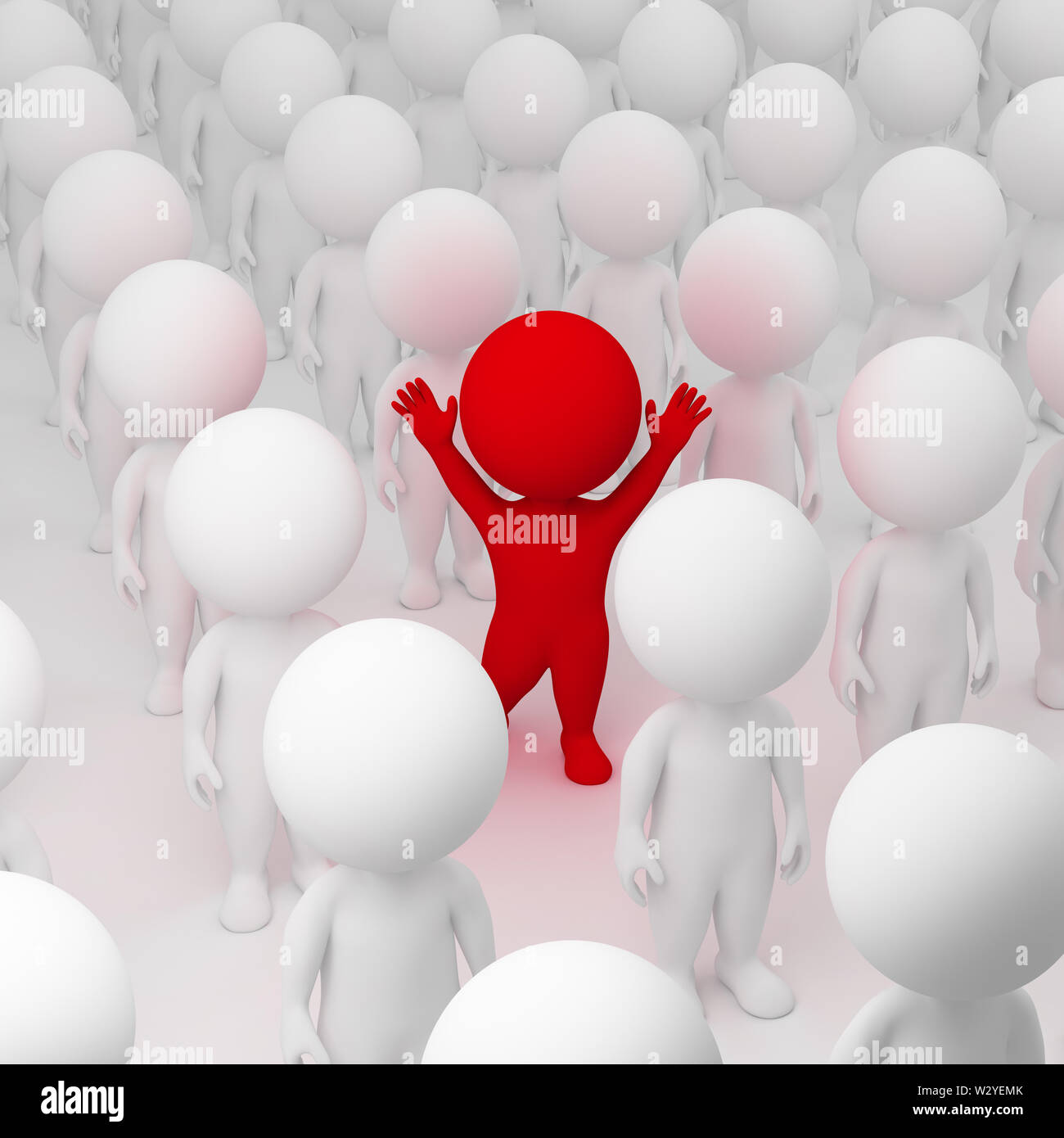 3d small people hi-res stock photography and images - Alamy