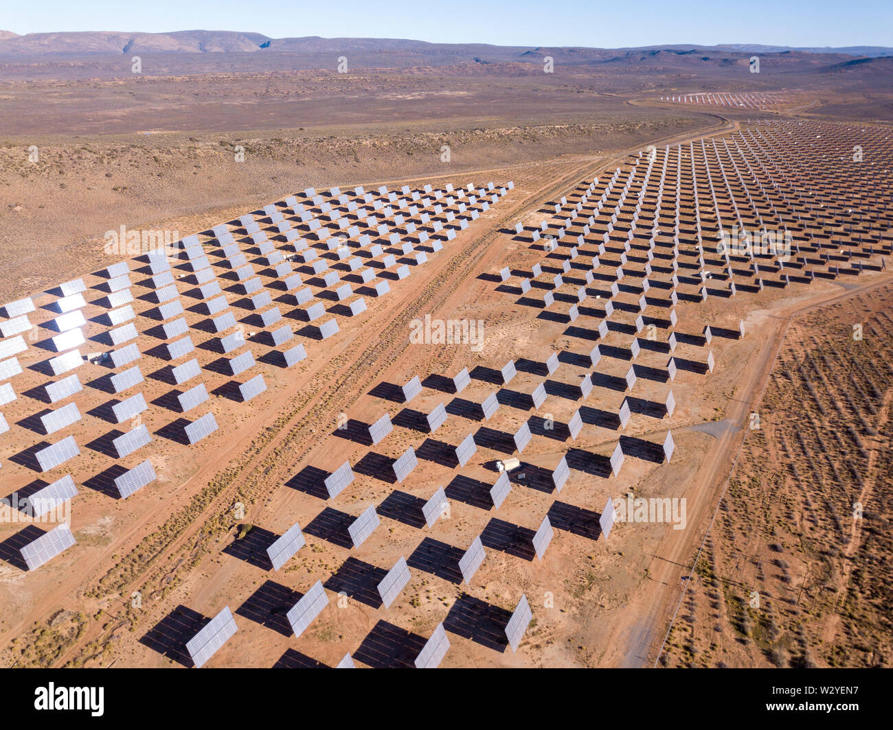 Aerial of solar panels hi-res stock photography and images - Alamy