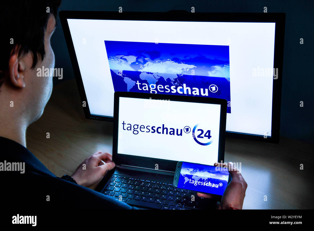 Tagesschau hi-res stock photography and images - Alamy