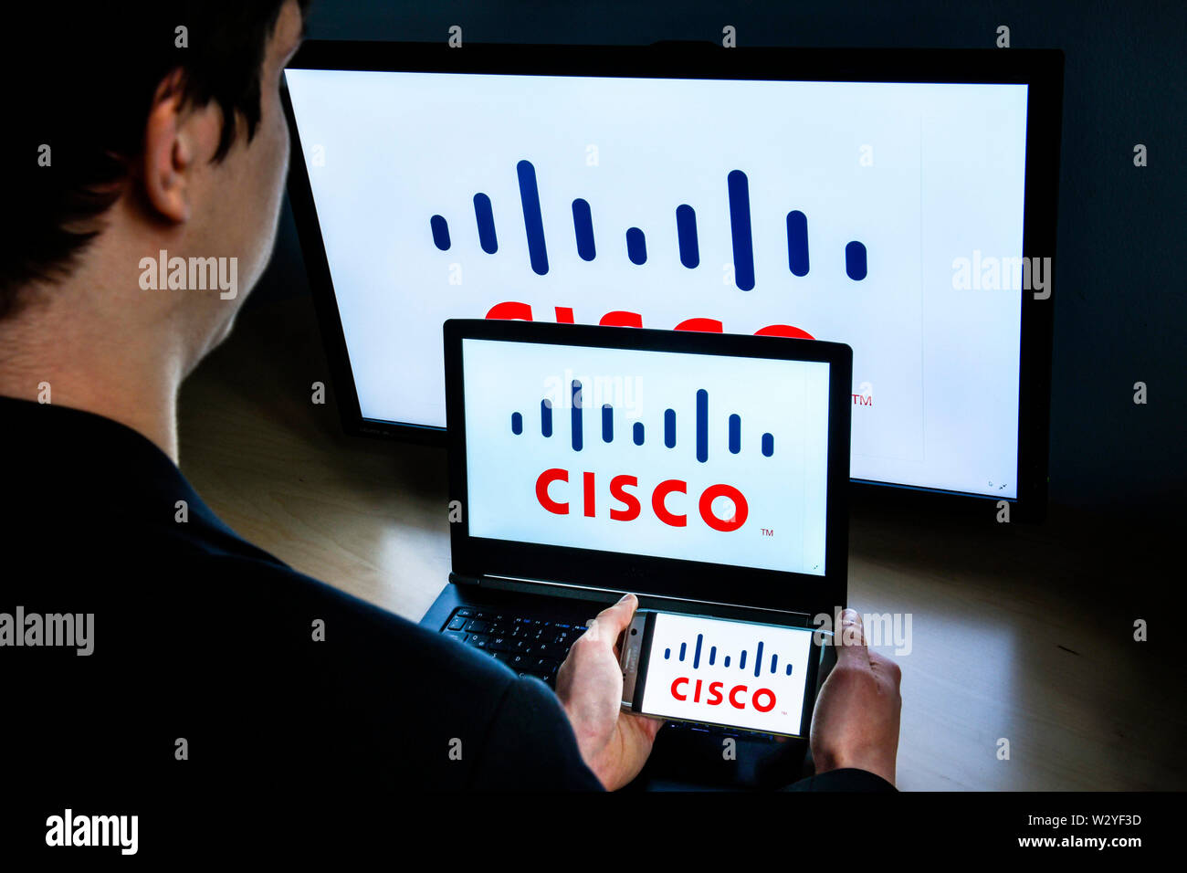 Cisco cell phone hi-res stock photography and images - Alamy