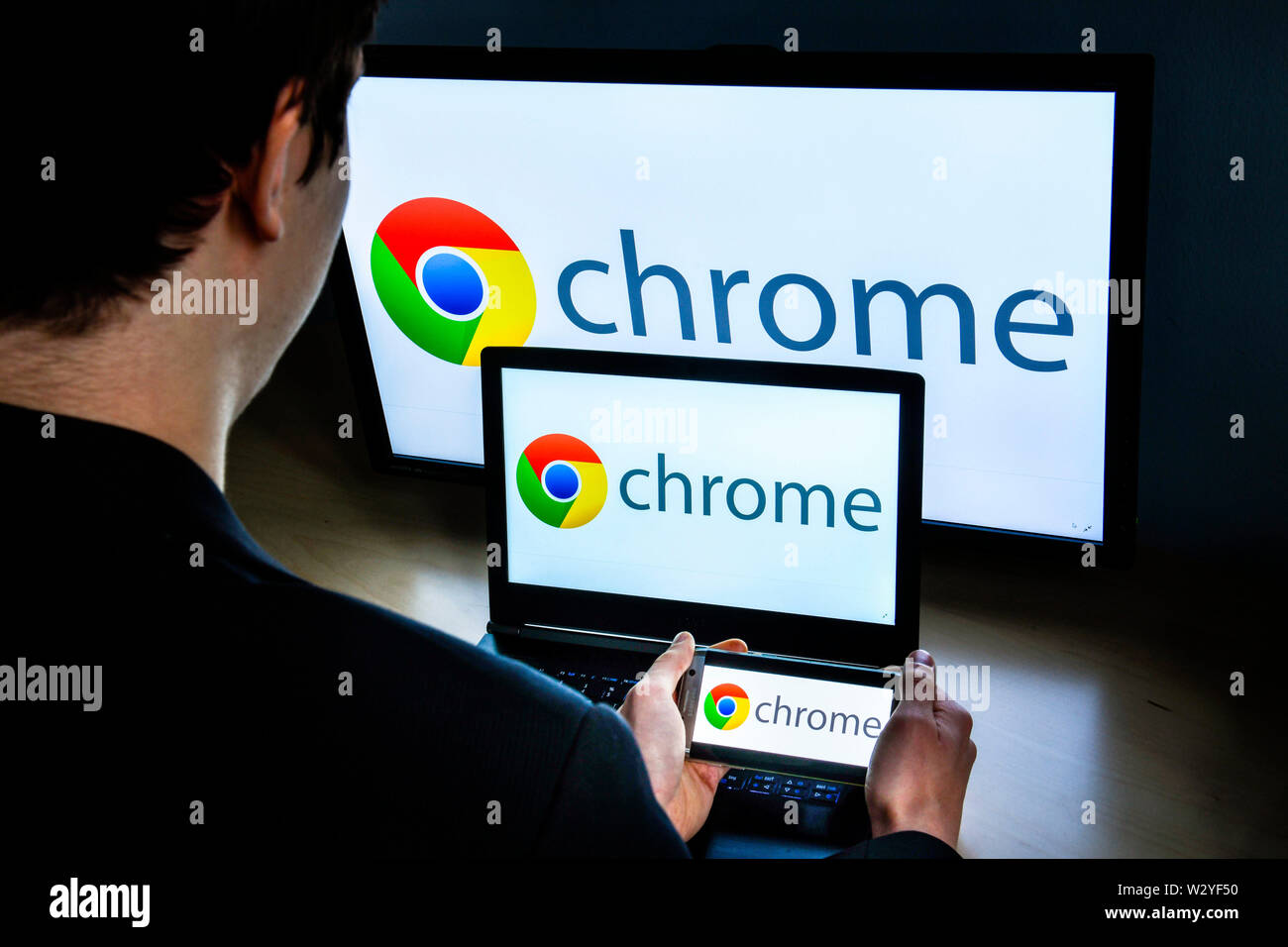 Chrome images hi-res stock photography and images - Alamy