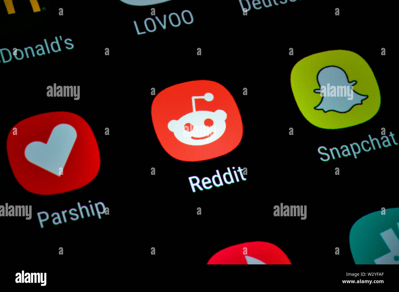 Smartphone, Display, App, Reddit Stock Photo - Alamy