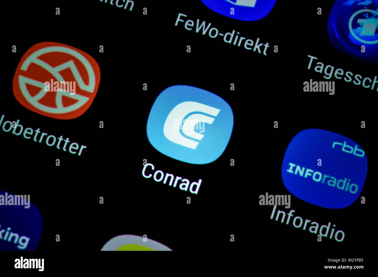 Conrad logo hi-res stock photography and images - Alamy