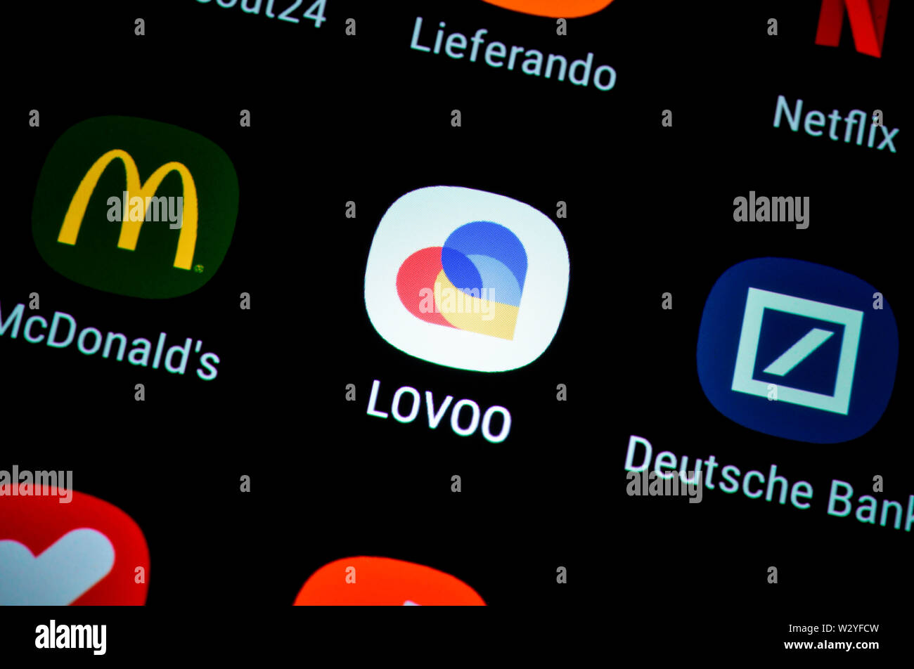 Lovoo logo hi-res stock photography and images - Alamy