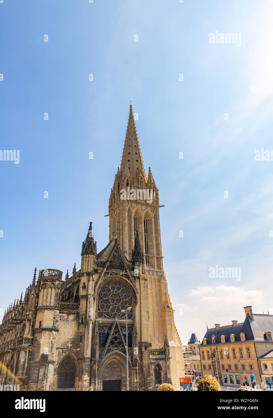 Caen cathedral normandy france hi-res stock photography and images - Alamy