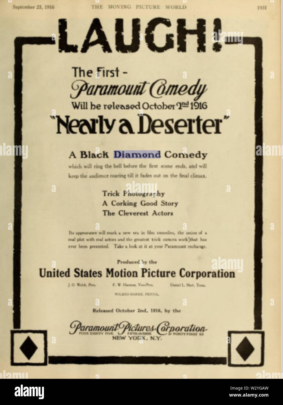 Deserter 1916 hi-res stock photography and images - Alamy