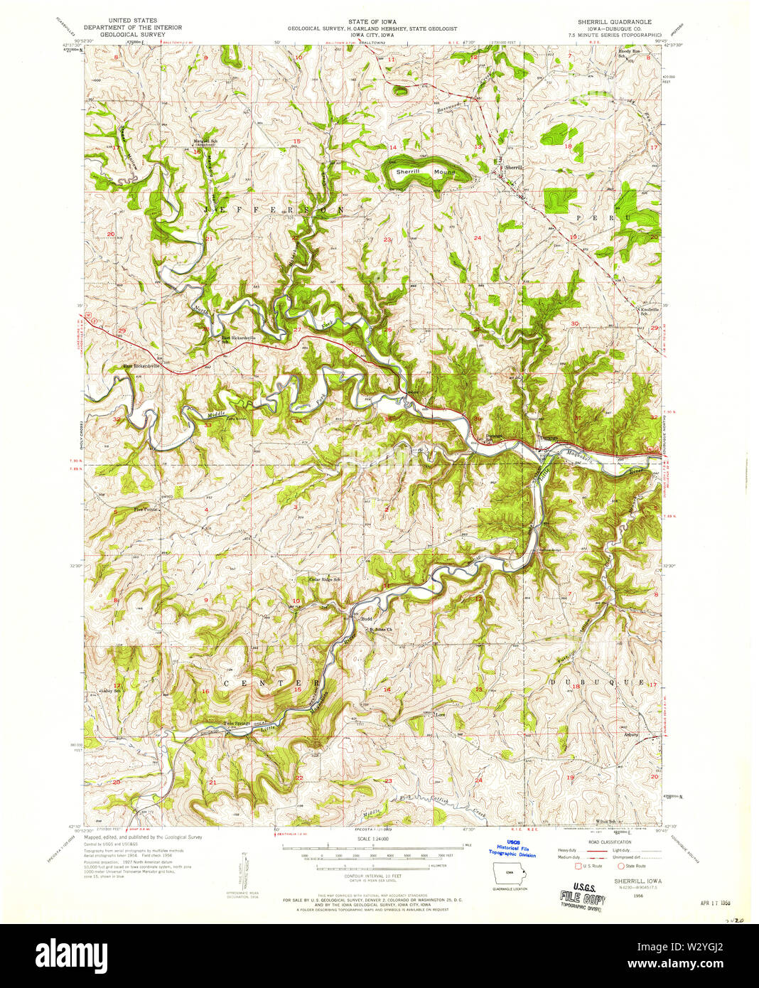 1956 maps hi-res stock photography and images - Alamy