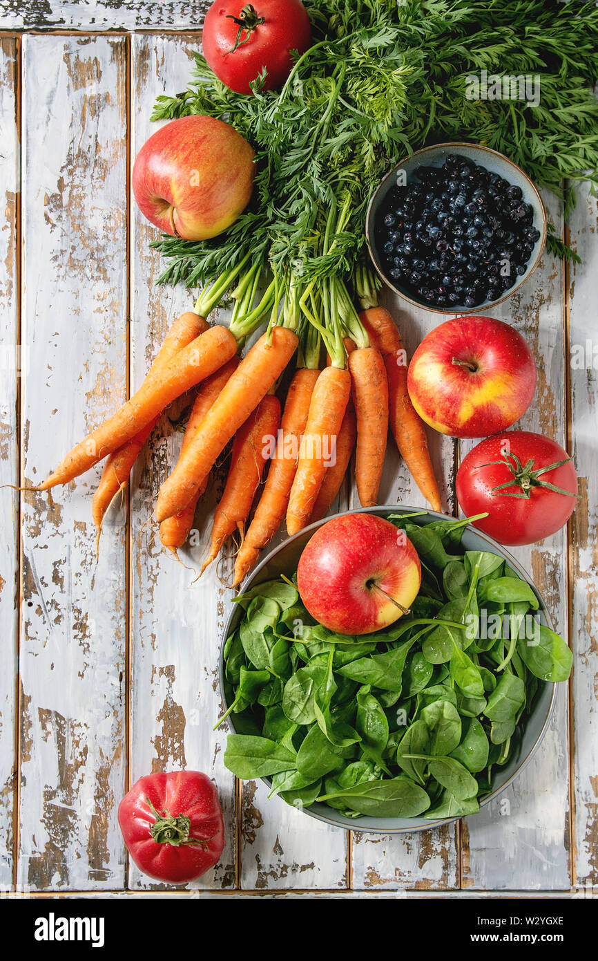 Fruits, vegetables and berries Stock Photo - Alamy