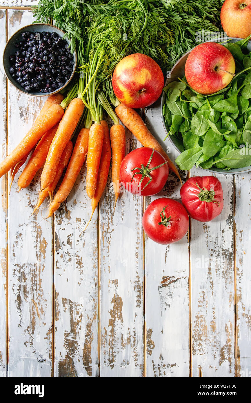 Fruits, vegetables and berries Stock Photo - Alamy