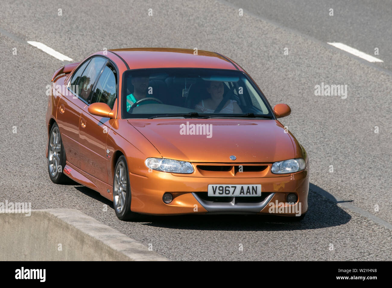 Vintage classic Vauxhall monaro v8 restored vehicles cars traveling on ...