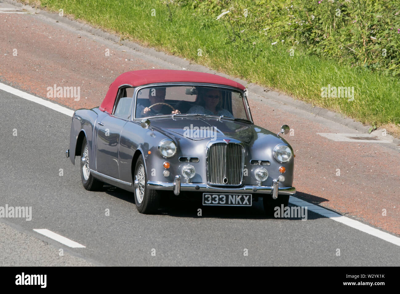 1960 Alvis Td21; Vintage classic restored vehicles cars traveling on ...