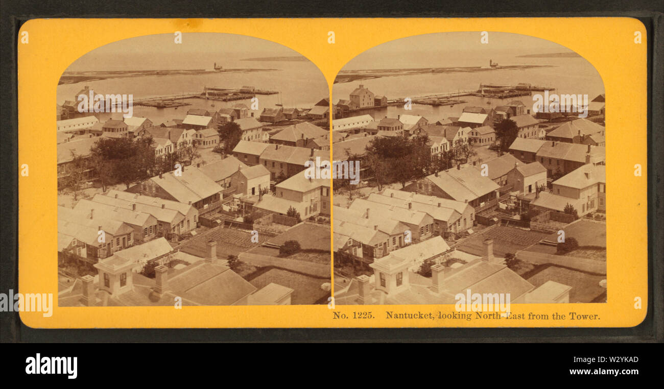 Nantucket, looking north-east from the tower, by Kilburn Brothers 2 ...