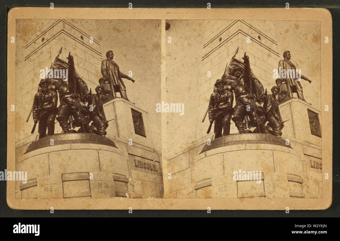 National Lincoln Monument, Springfield, Illinois Infantry group and ...